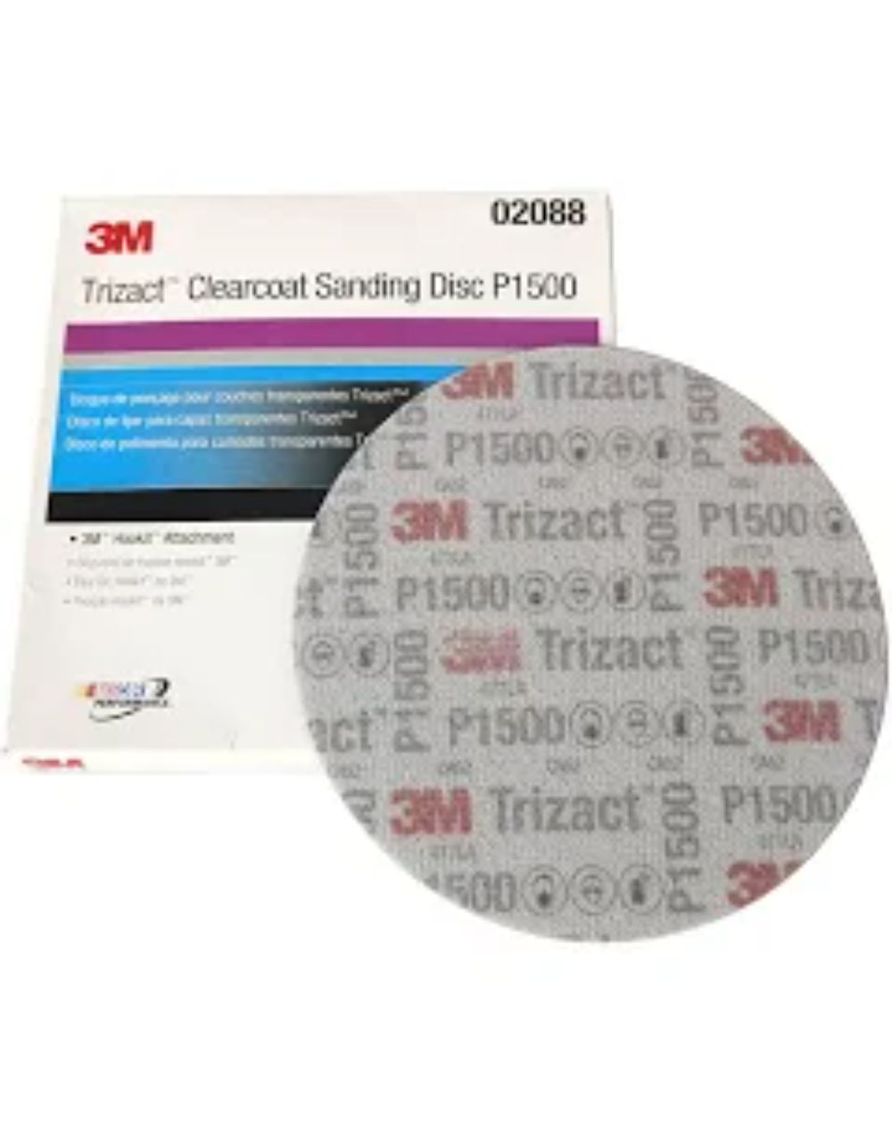 3M Trizact Foam Disc 150mm P1500– Premier Panelbeating Supplies Ltd