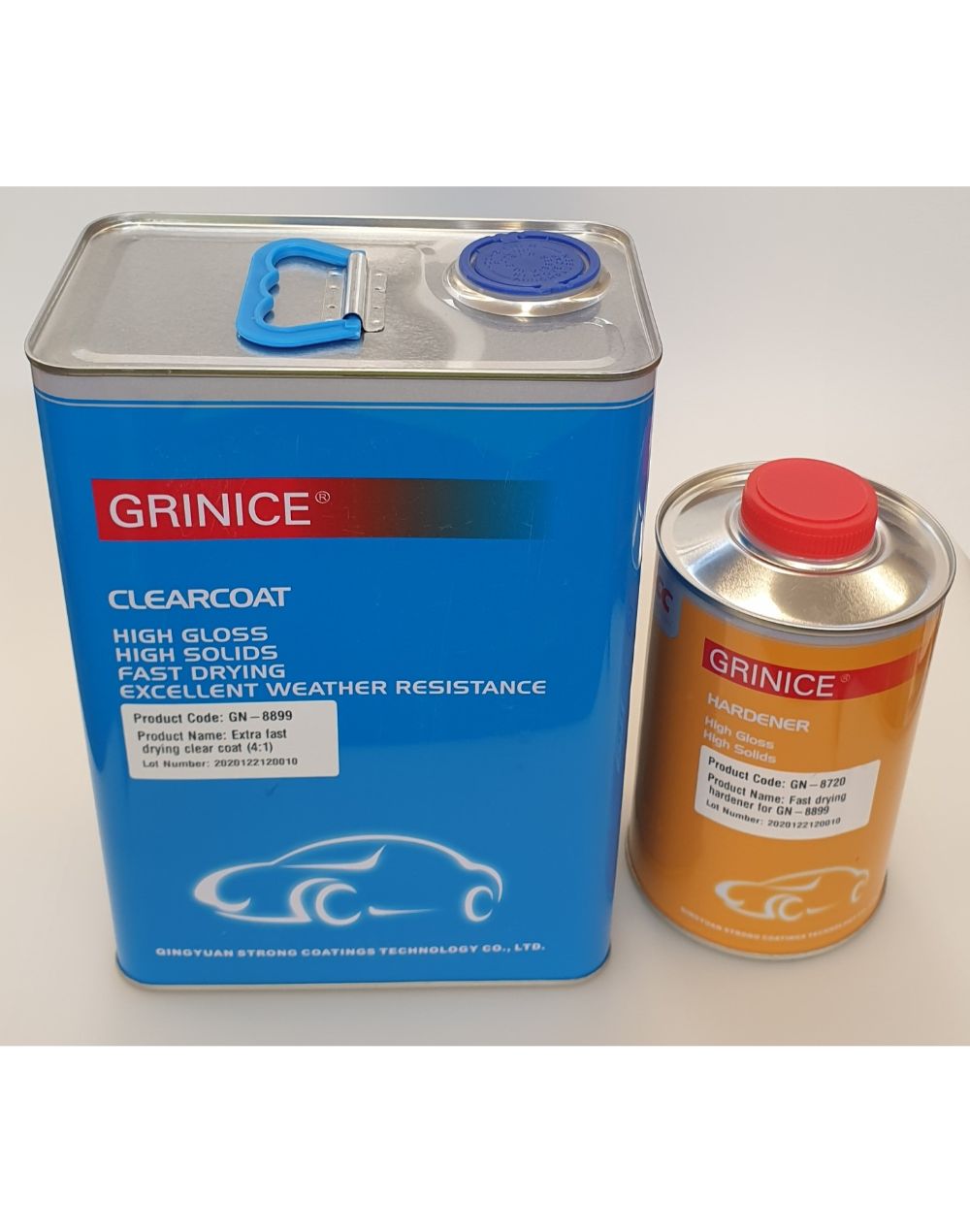 Grinice 2K Clear Kit Fast Dry 4:1 (4L + 1L)– Premier Panelbeating ...