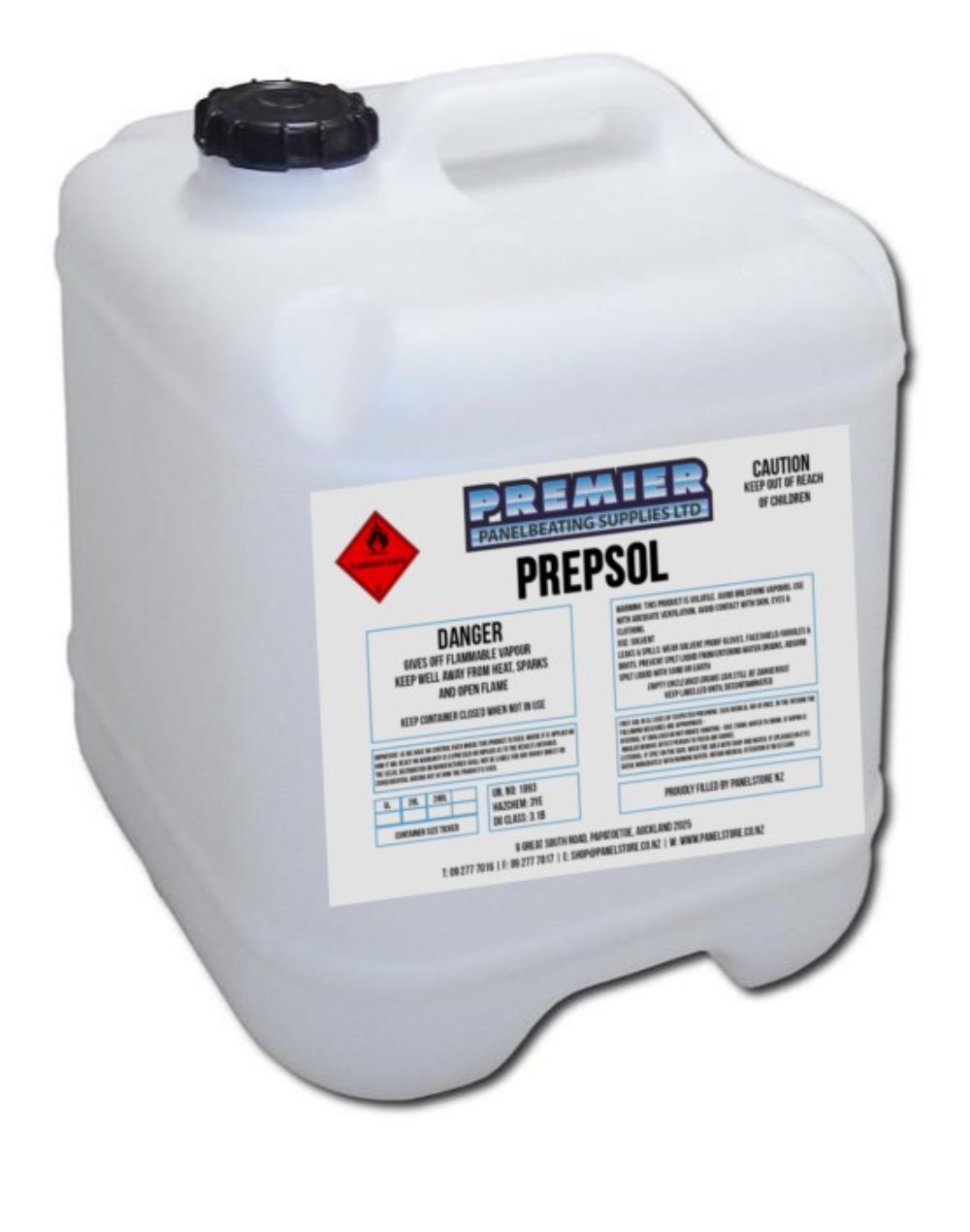 Prepsol 20Ltr - High Grade Preparation Solvent (Wax & Grease Remover ...