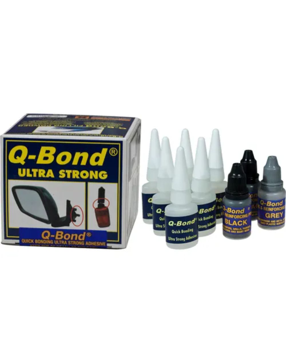 Q Bond Kit - 6xGlue, 3xPowders– Premier Panelbeating Supplies Ltd