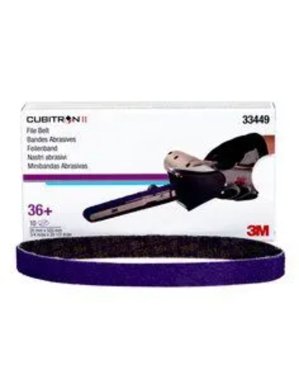 3M CUBITRON II PURPLE FILE BELT 20 X 520MM– Premier Panelbeating ...